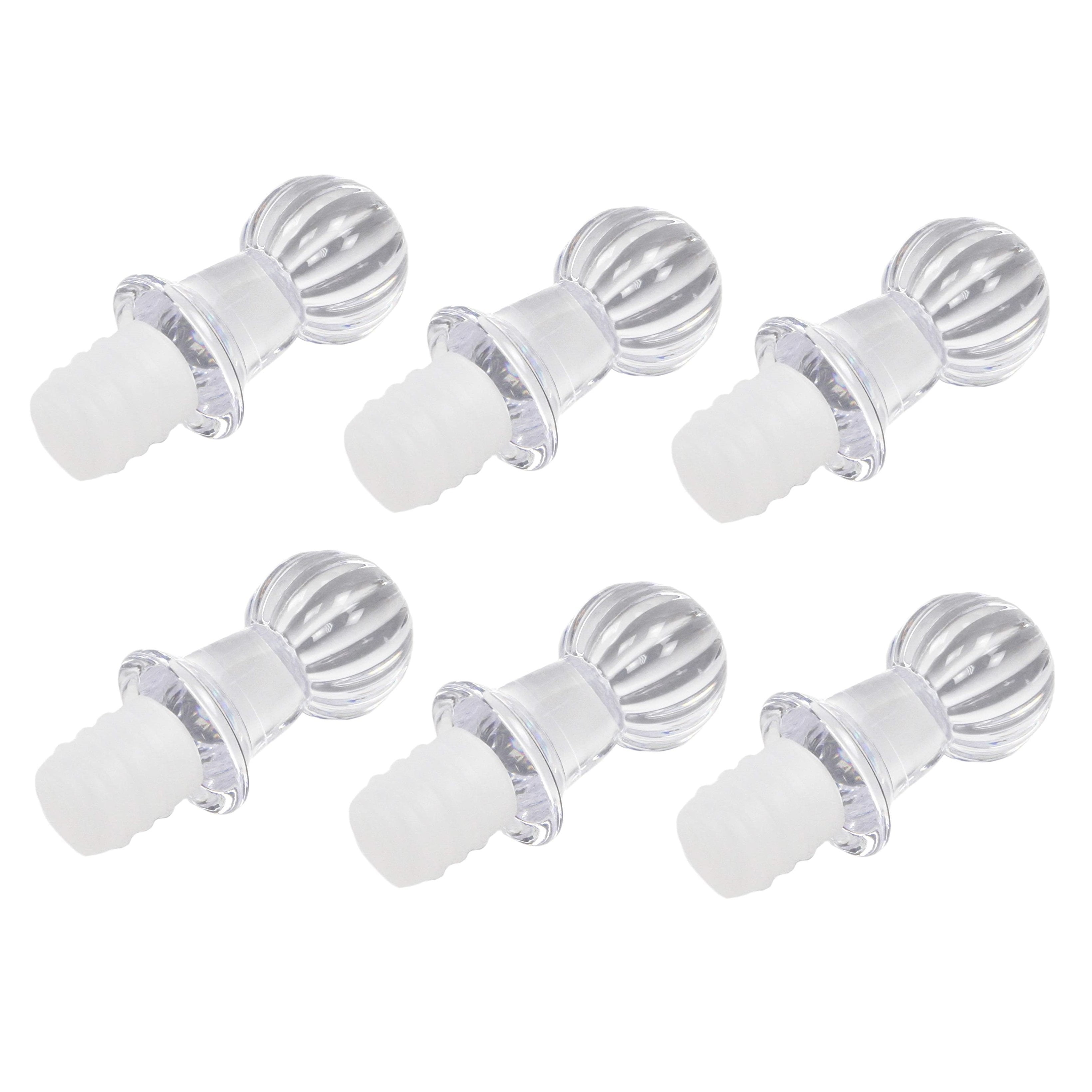 Chef Craft 2 Piece Durable Plastic Triple Seal Wine Bottle Stoppers Set ... Chef Craft 2 Piece Durable Plastic Triple Seal Wine Bottle Stoppers Set ...