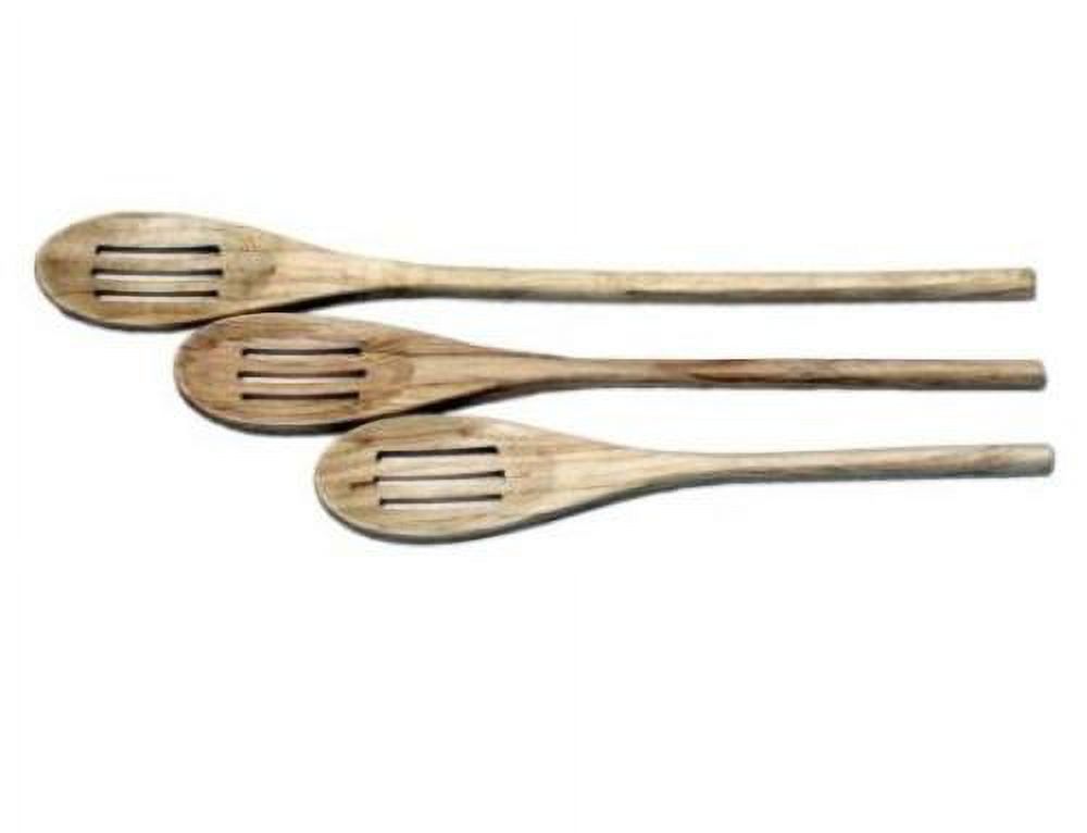 Chef Craft 20985 Slotted Wooded Spoon Set, 16", Each - Walmart.com