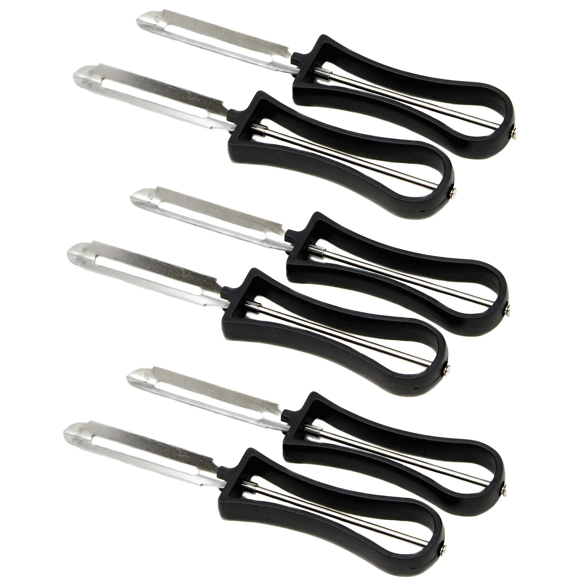 Chef Craft 2pc Classic Stainless Steel Blade Potato / Vegetable Peeler ...