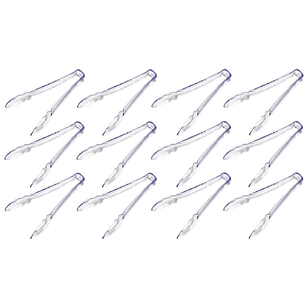 Chef Craft 9 inch Clear Plastic Tongs, 12 Pack - Walmart.com