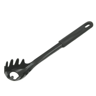 Mainstays Slotted Kitchen Turner, Black, Nylon, Soft Grip Handle ...