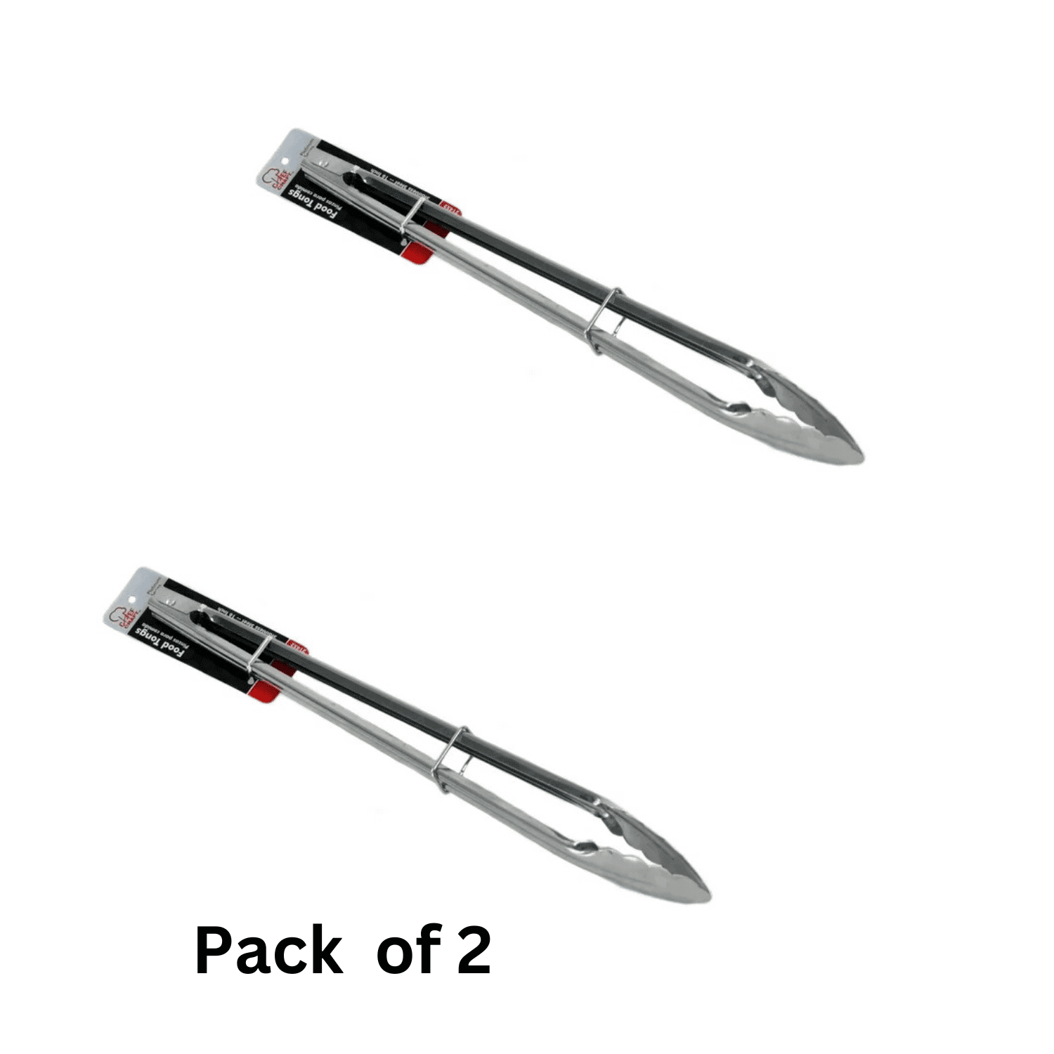 Chef Craft Classic Clam Shell Tongs, 16 inches in Length, Stainless ...