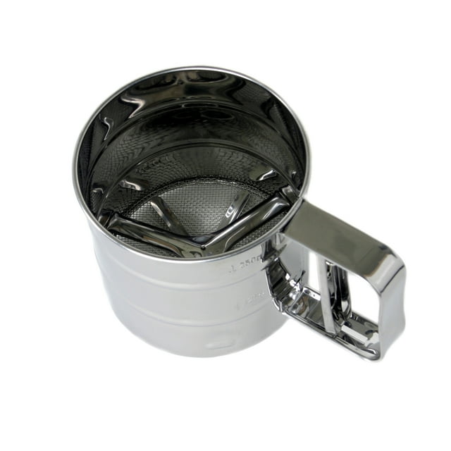 Chef Craft Classic Flour Sifter, 3 Cup, Stainless Steel - Walmart.com