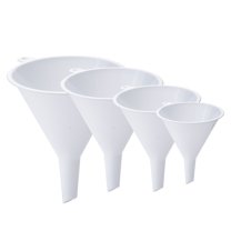 Kitchenaid Set of 4 Plastic Funnels in White - Walmart.com