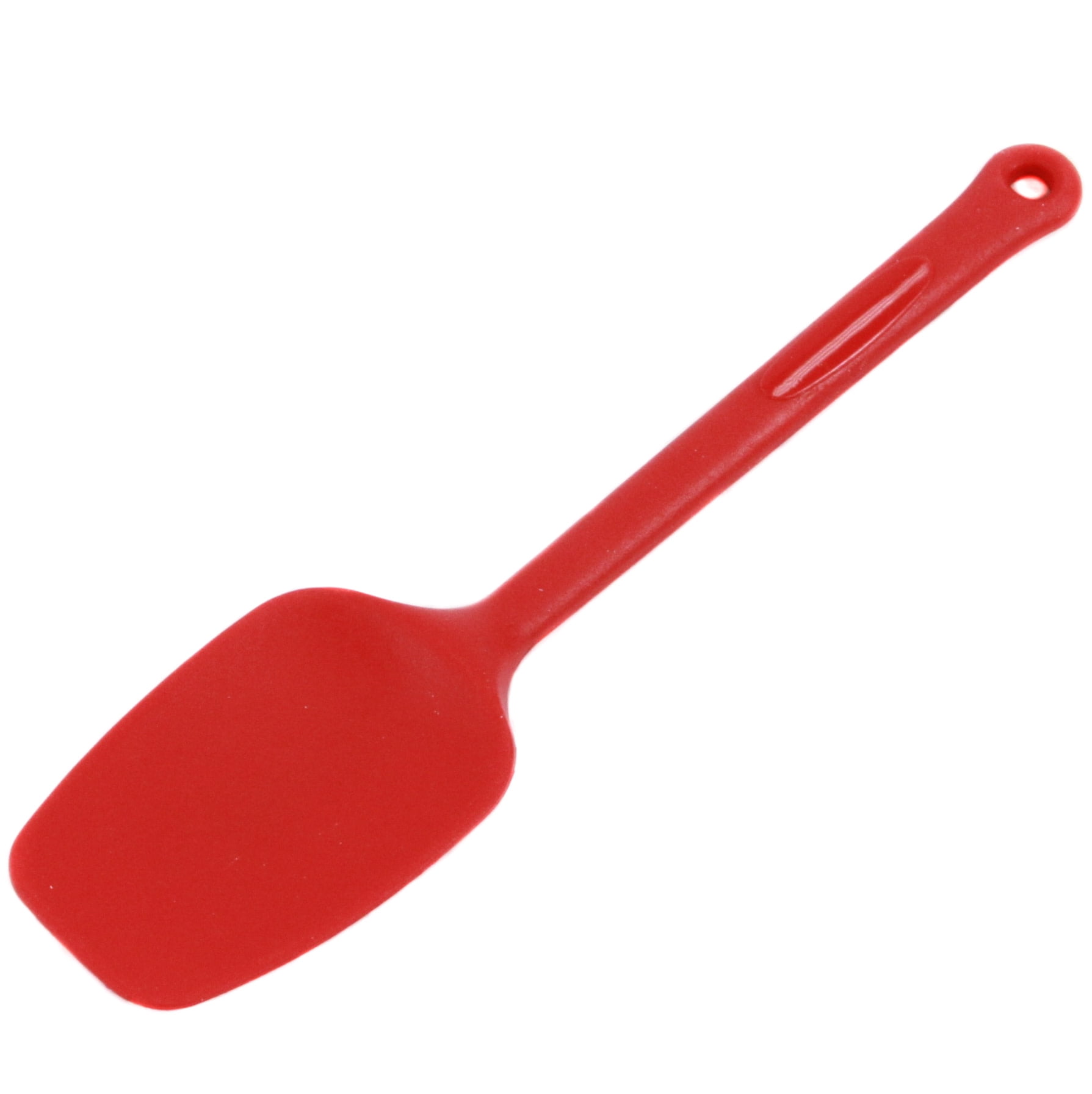 Chef Craft Classic Silicone Spoon Spatula, 10.5 inches in Length, Red ...