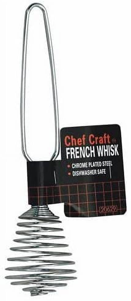 Chef Craft French Whisk Chrome Plated Steel 7 inch, Silver, 2 Pack ...