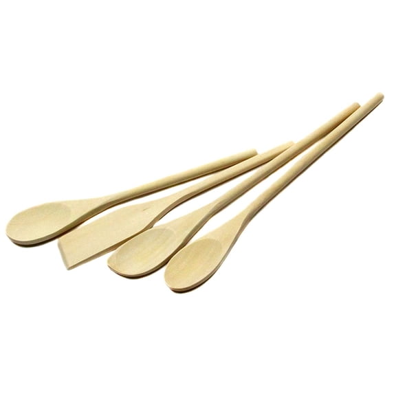 Chef Craft 4 Piece Natural Wooden Cooking / Baking / Stirring Kitchen ...