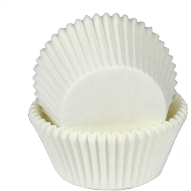 Chef Craft Non-Stick White Parchment Paper Cupcake Liners, Standard ...