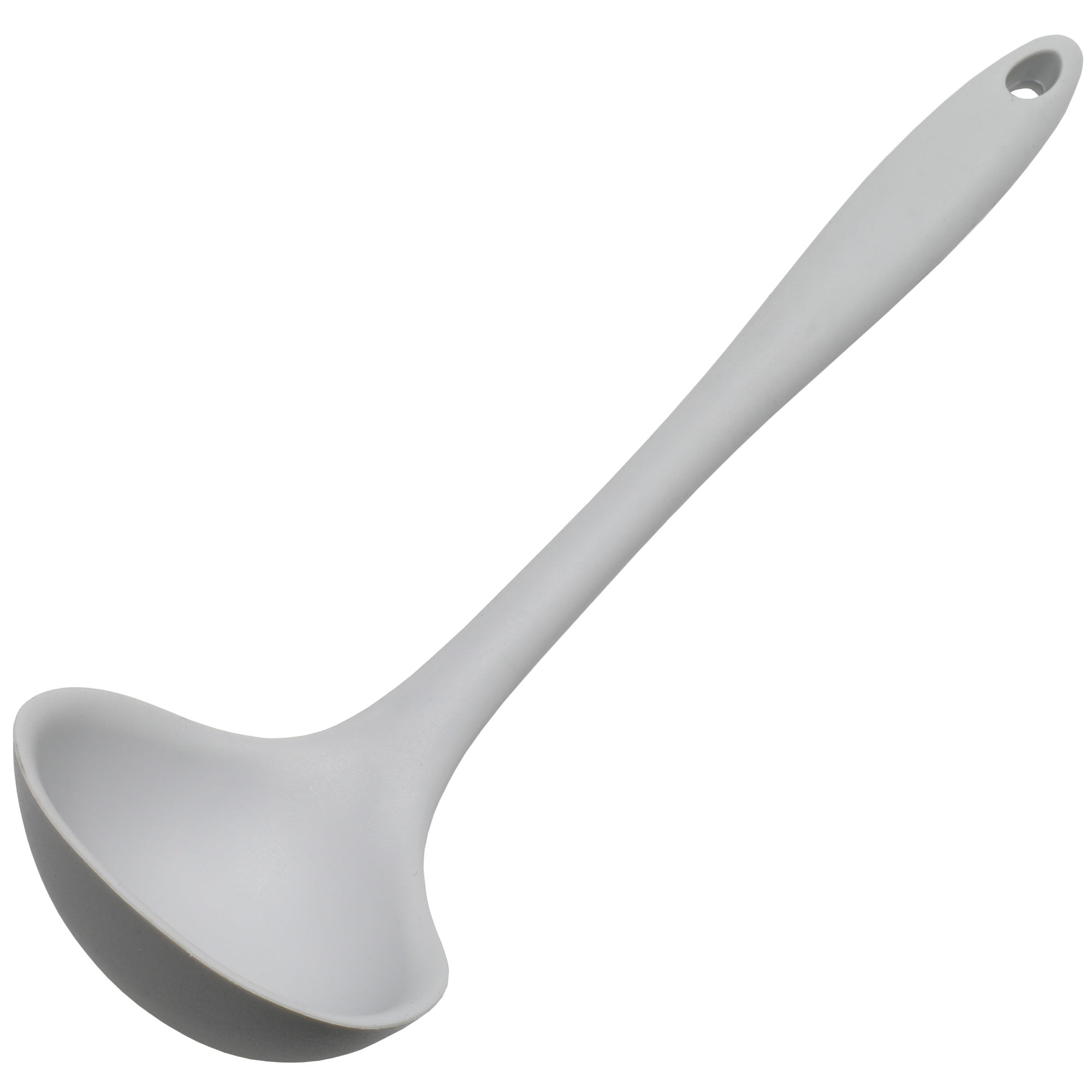 Chef Craft Premium Silicone Cooking Ladle, 11.25 inch, Gray - Walmart.com
