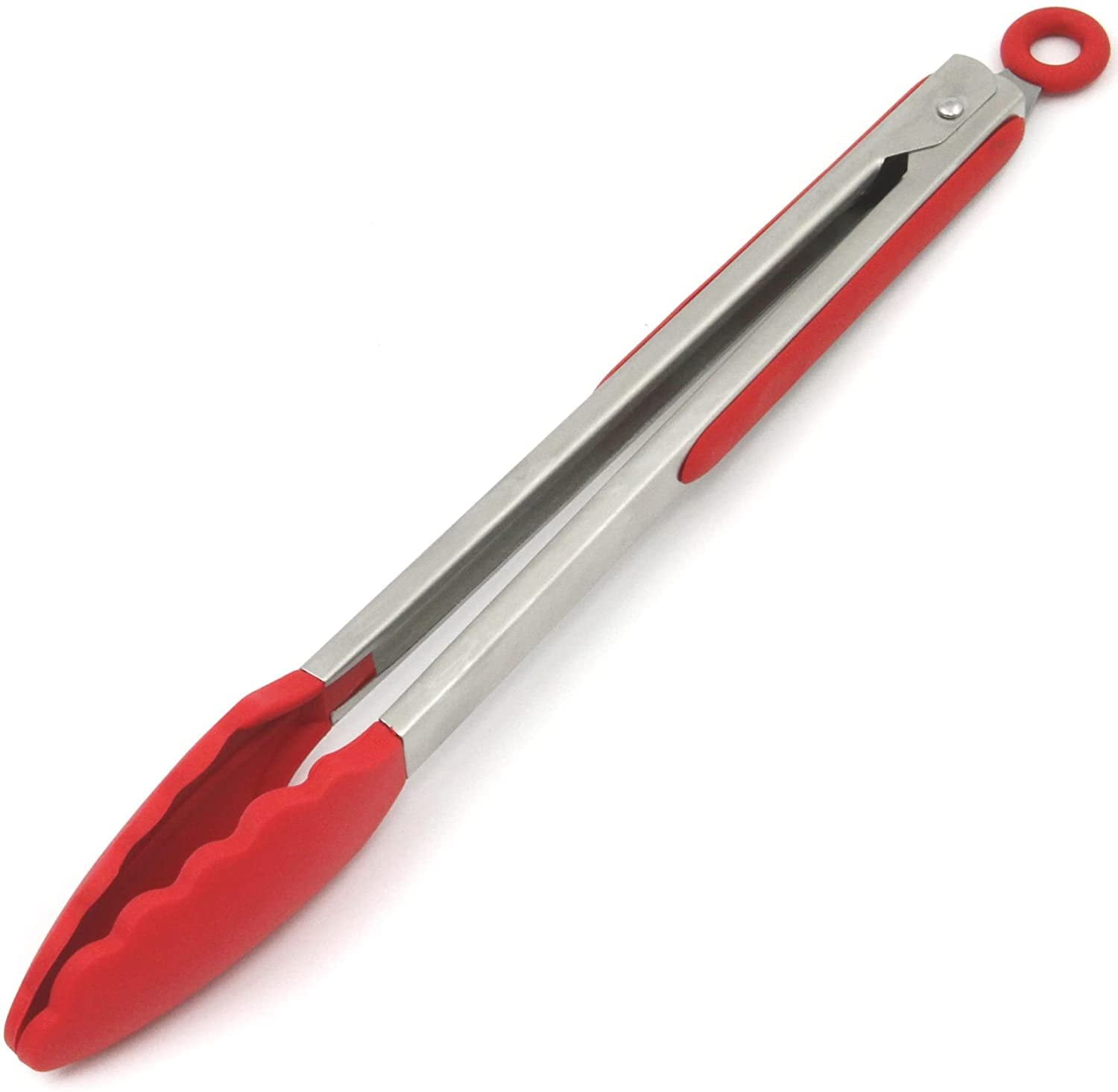 Chef Craft Premium 12 inch Silicone Cooking Tongs, Dishwasher Safe ...