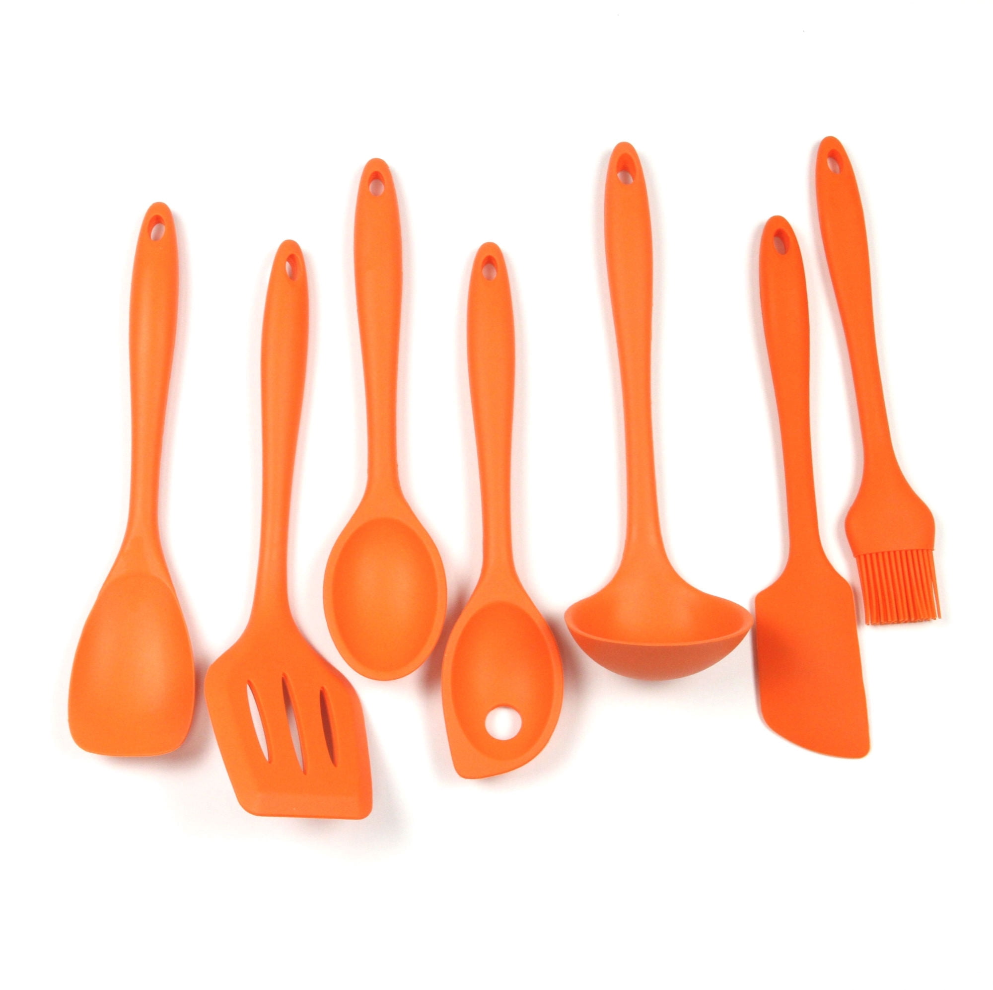 Chef Craft Premium Silicone Kitchen Tool and Utensil Set, 7 Piece Set ...