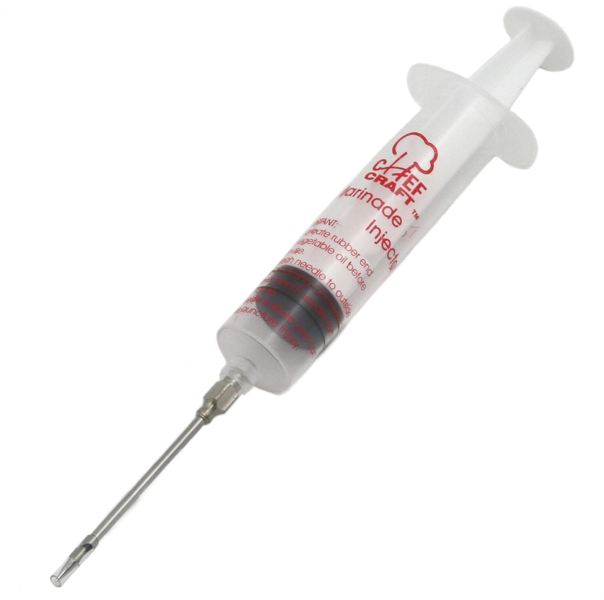 Chef Craft, Marinade Injector, 1oz, Stainless Steel Needle - Walmart.com