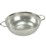 Chef Craft Select Microperforated Colander, 2.5 Quart, Stainless Steel ...