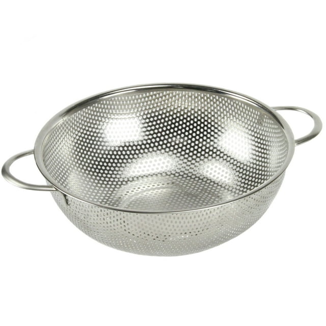Chef Craft Select Microperforated Colander, 2.5 Quart, Stainless Steel ...