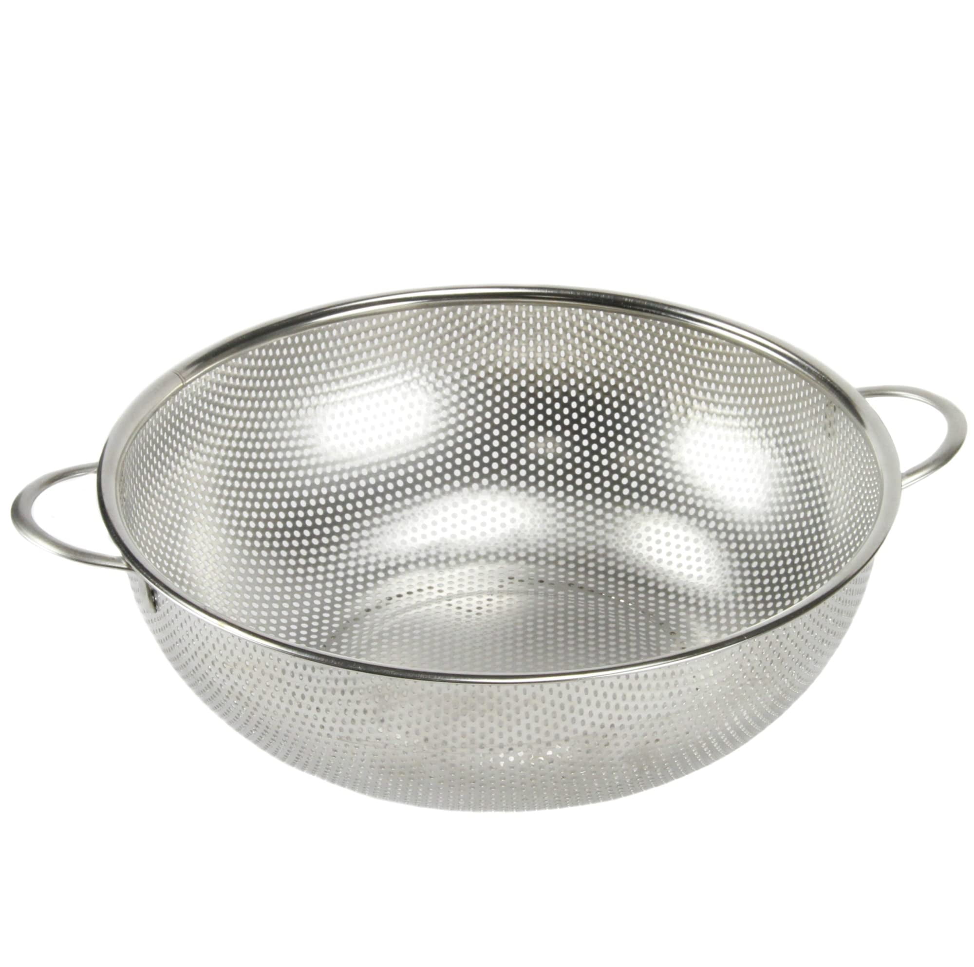 Chef Craft Select Microperforated Colander, 5 quart, Stainless Steel ...