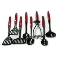 Chef Craft Premium Silicone Kitchen Tool and Utensil Set, 5 Piece, Red ...