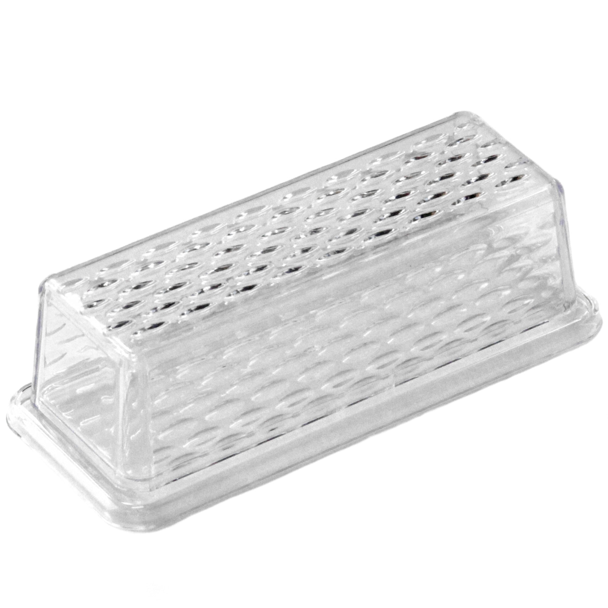 Chef Craft Select Covered Plastic Butter Dish, 7 inches, Clear ...