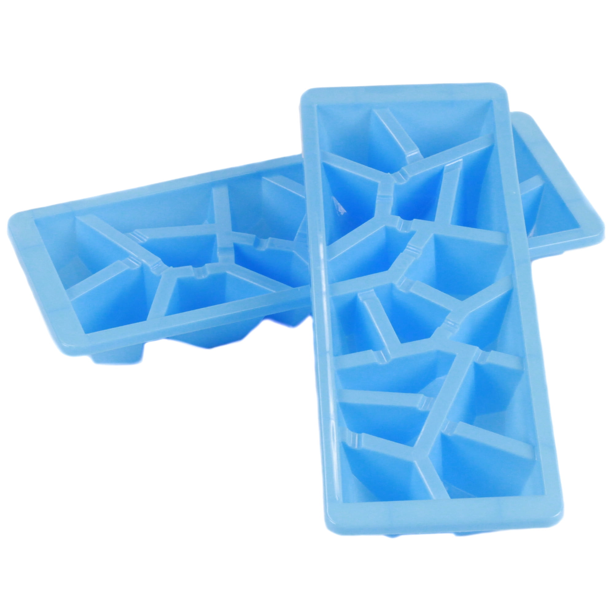 Chef Craft Select Plastic Ice Cube Tray, 10.25 inch 2 Piece Set Yields ...