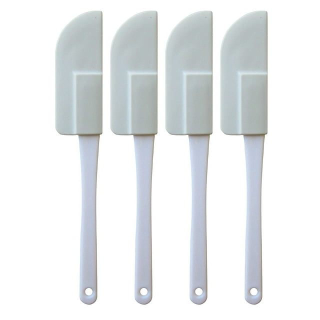 Chef Craft 4-Piece Kitchen Utensil Set - Flexible Rubber Mini Scrapers ...