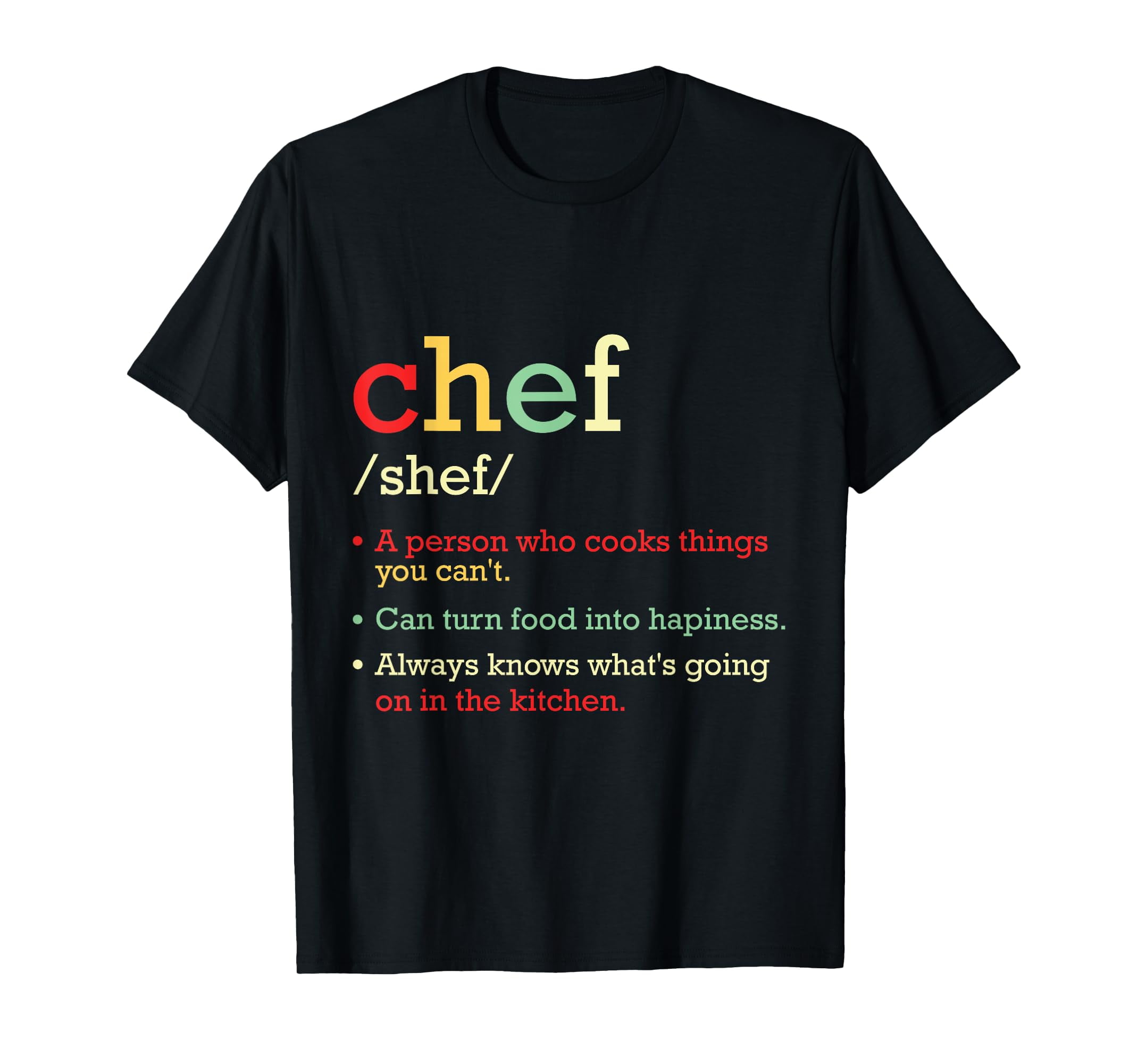Chef Definition Cooking Lover Sous Culinary Gangster T-Shirt - Walmart.com