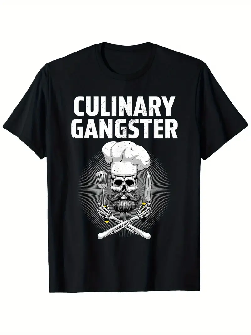 Chef Design for Men Women Cooking Kitchen Cook Culinary Chef T-Shirt ...