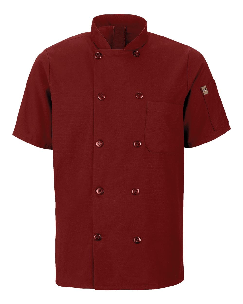 Chef Designs B18630708 Mimix Short Sleeve Chef Coat with OilBlok ...