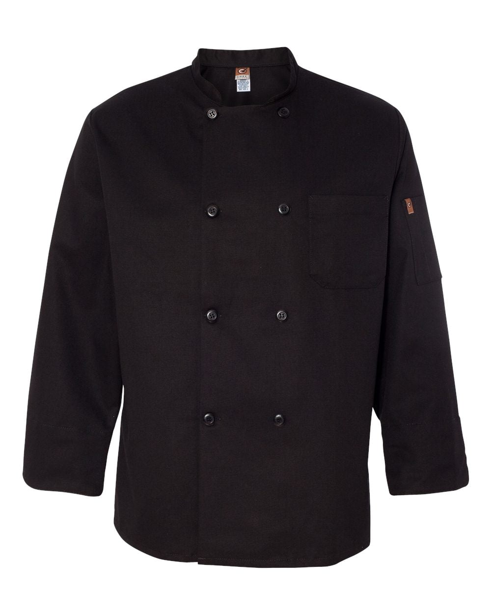 Chef Designs Men's Black Traditional Chef Coat, Style KT76 - Walmart.com