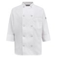 Chef Designs® Women's Ten Pearl Button Chef Coat - Walmart.com