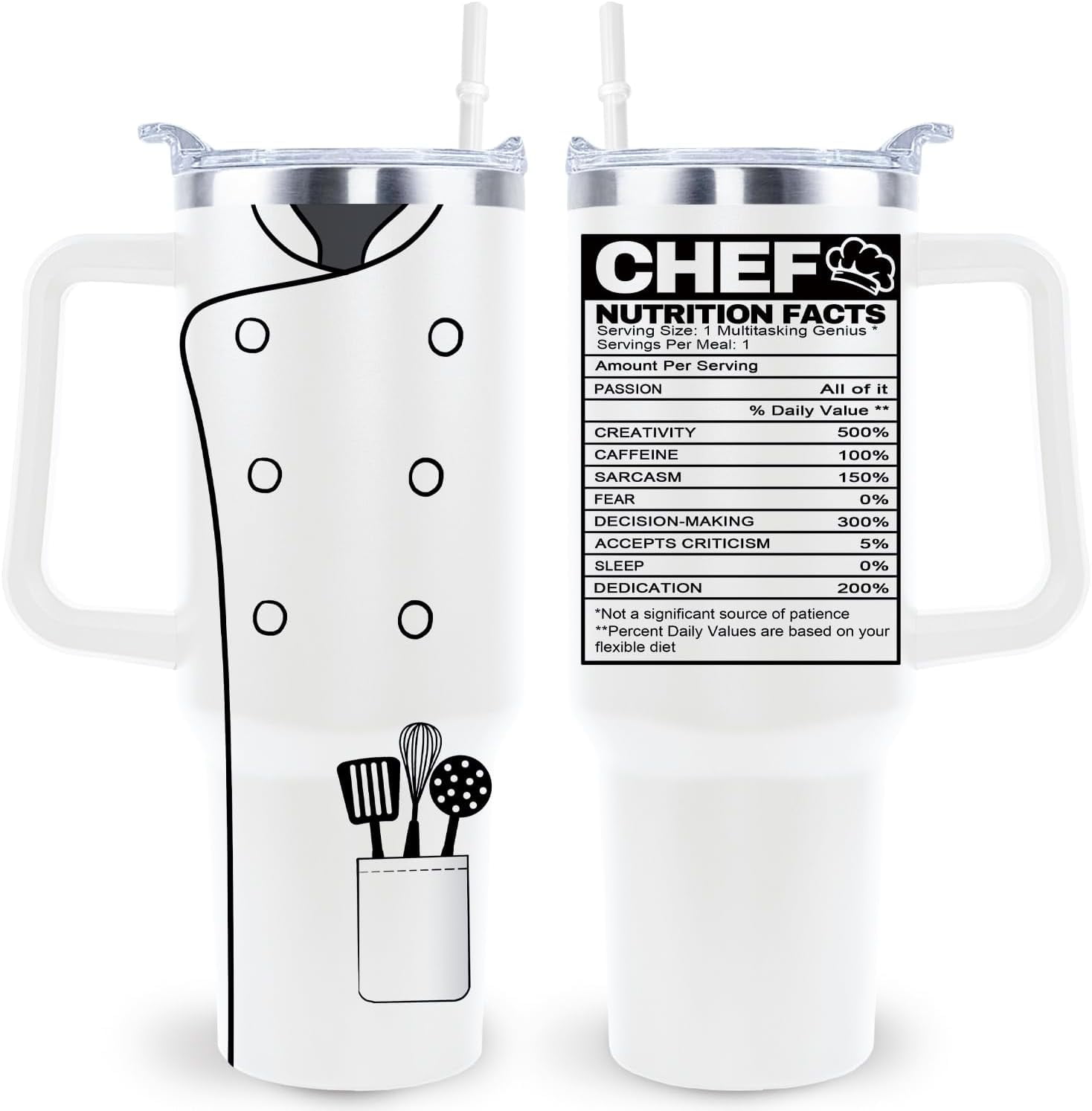 Chef Gifts Chef Tumbler Cup Chef Gift Ideas For Women Men Cool Funny 40 ...