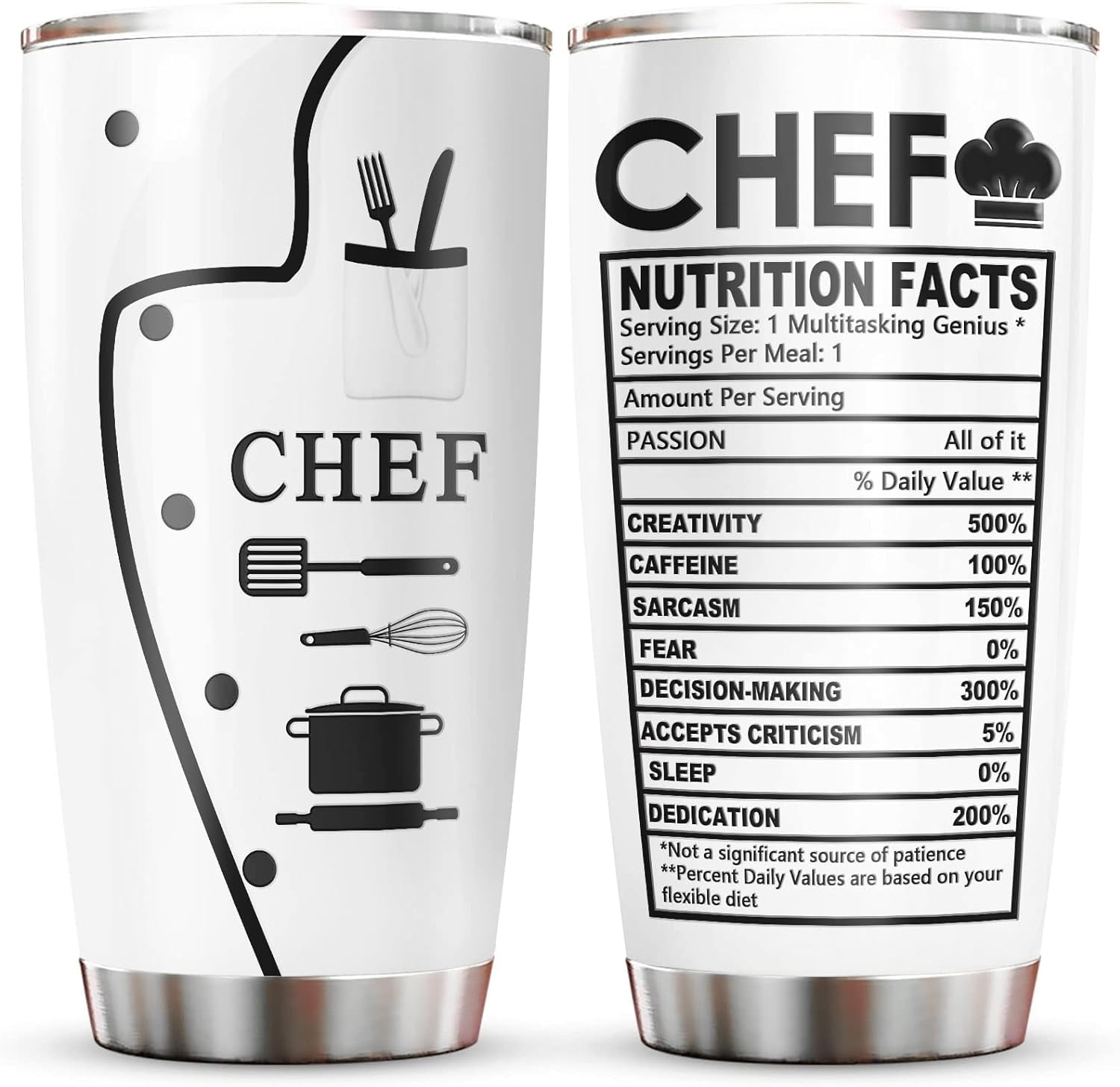 Chef Gifts for Men Women Tumbler, Gifts for Chefs, Cooking Lovers Gift ...