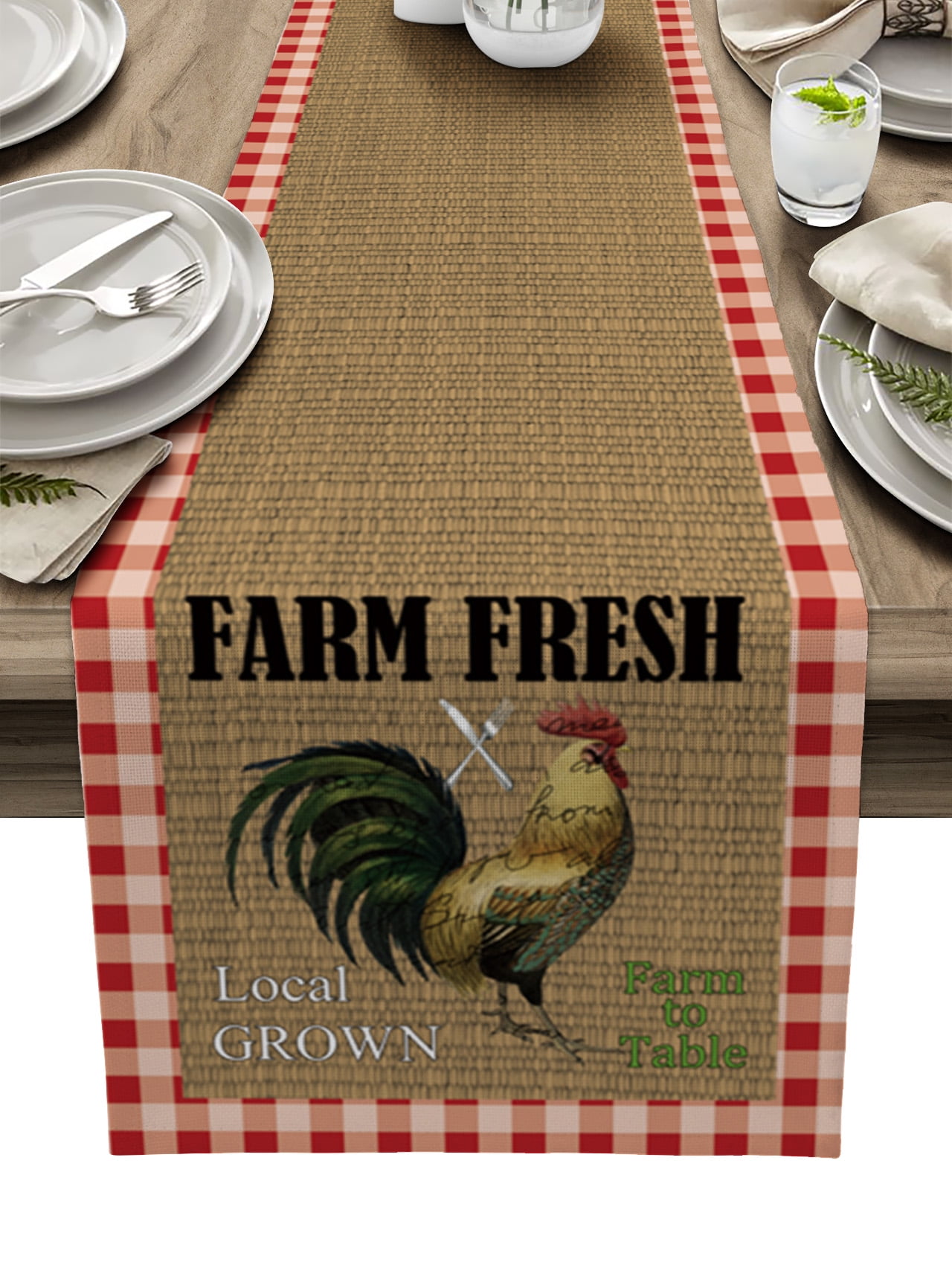 Chef Gourmet Knife And Fork Lattice Table Runner Luxury Wedding ration ...