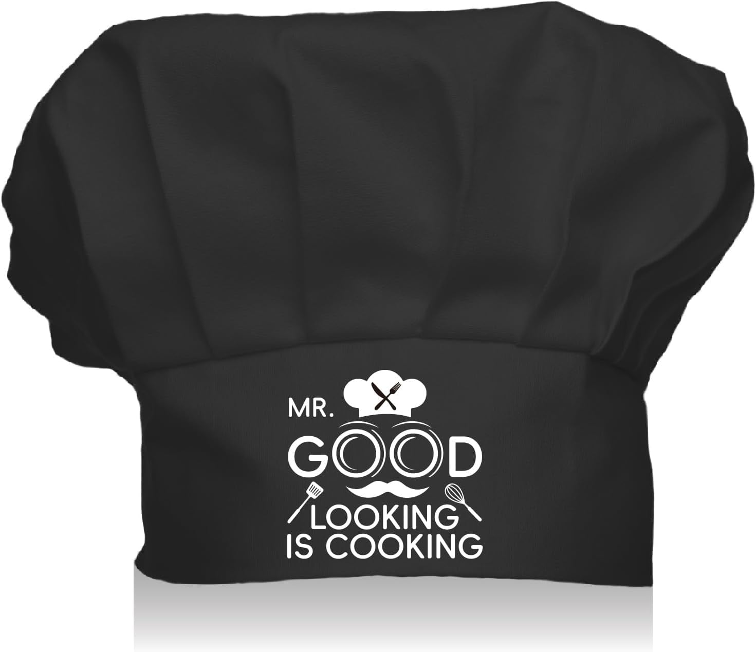 Chef Hat Adult Adjustable Chef Cap Custom Cotton Elastic Kitchen Baker ...
