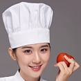 Chef Hat - Adult Adjustable Elastic Baker Cap Kitchen Cooking Costume ...
