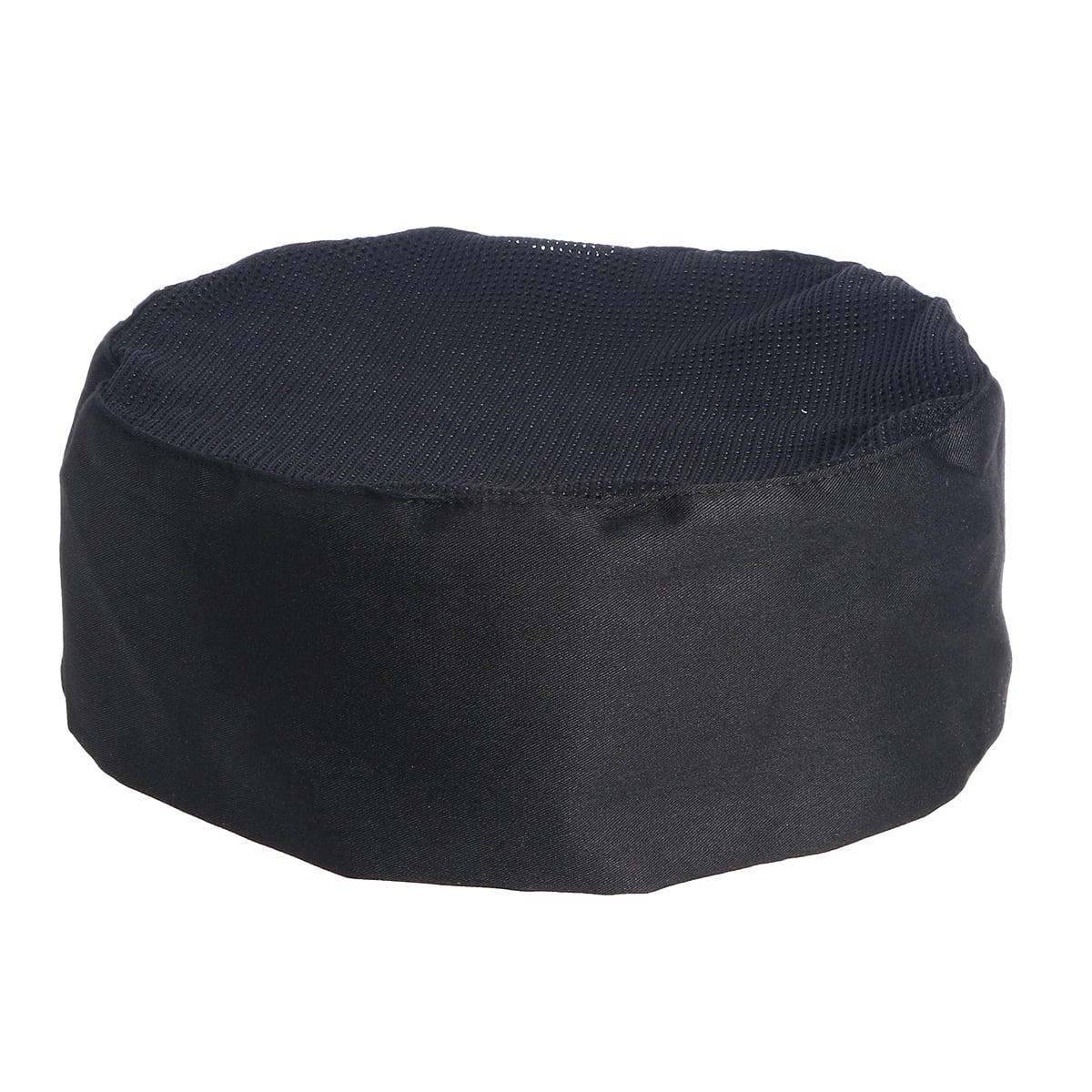 Chef Hat Cap Cooking Kitchen Beanie Forhats Bakermesh Catering Black ...