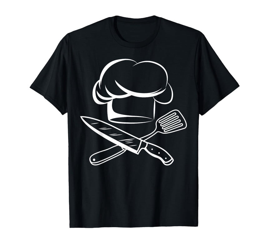 Chef Hat Culinary Sous-Chef Cuisine Kitchen Chief Cook Tools T-Shirt ...