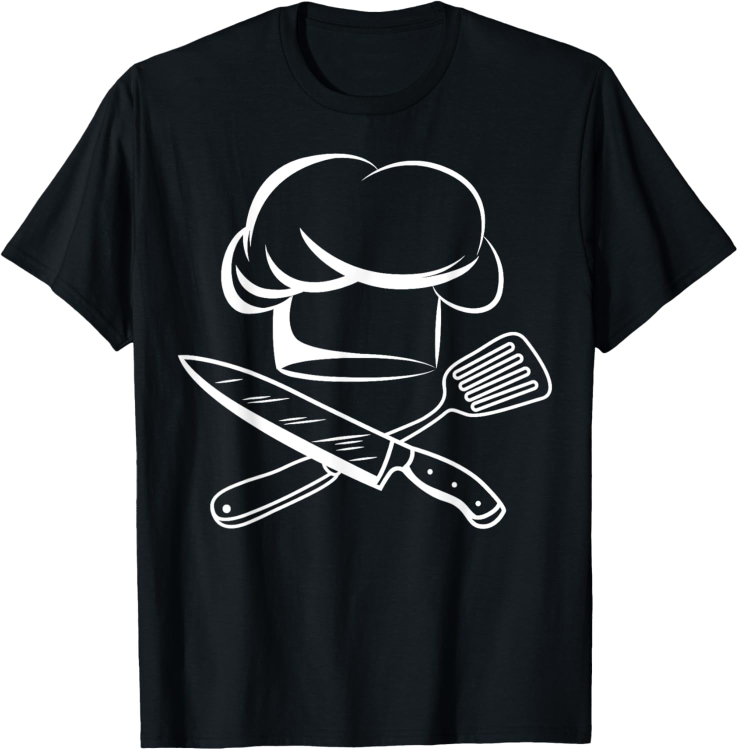 Chef Hat Culinary Sous-Chef Cuisine Kitchen Chief Cook Tools T-Shirt ...