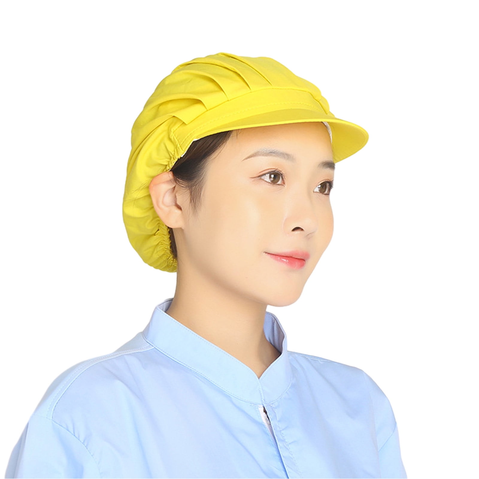 Chef Hat Elastic Mesh Cap Kitchen Restaurant Hotel Bakery Uniform ...