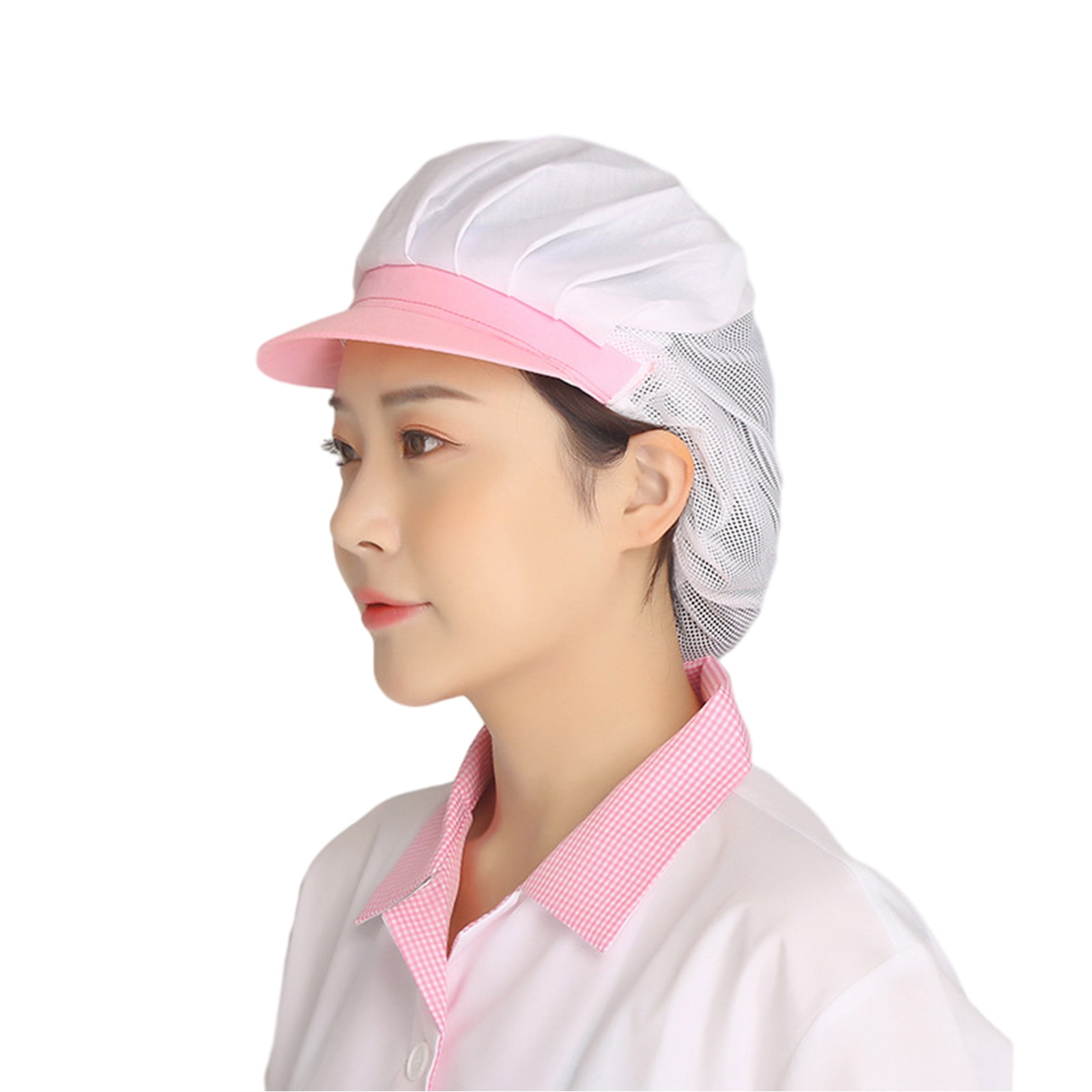 Chef Hat Elastic Mesh Cap Kitchen Restaurant Hotel Bakery Uniform ...