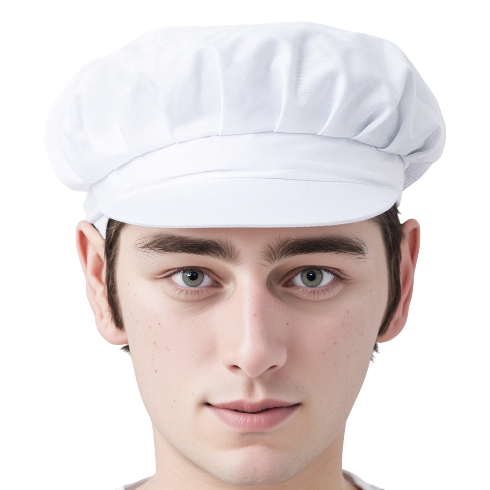 Chef Hat Elastic Universal Reusable Dust-Proof Hat Work Kitchen School ...