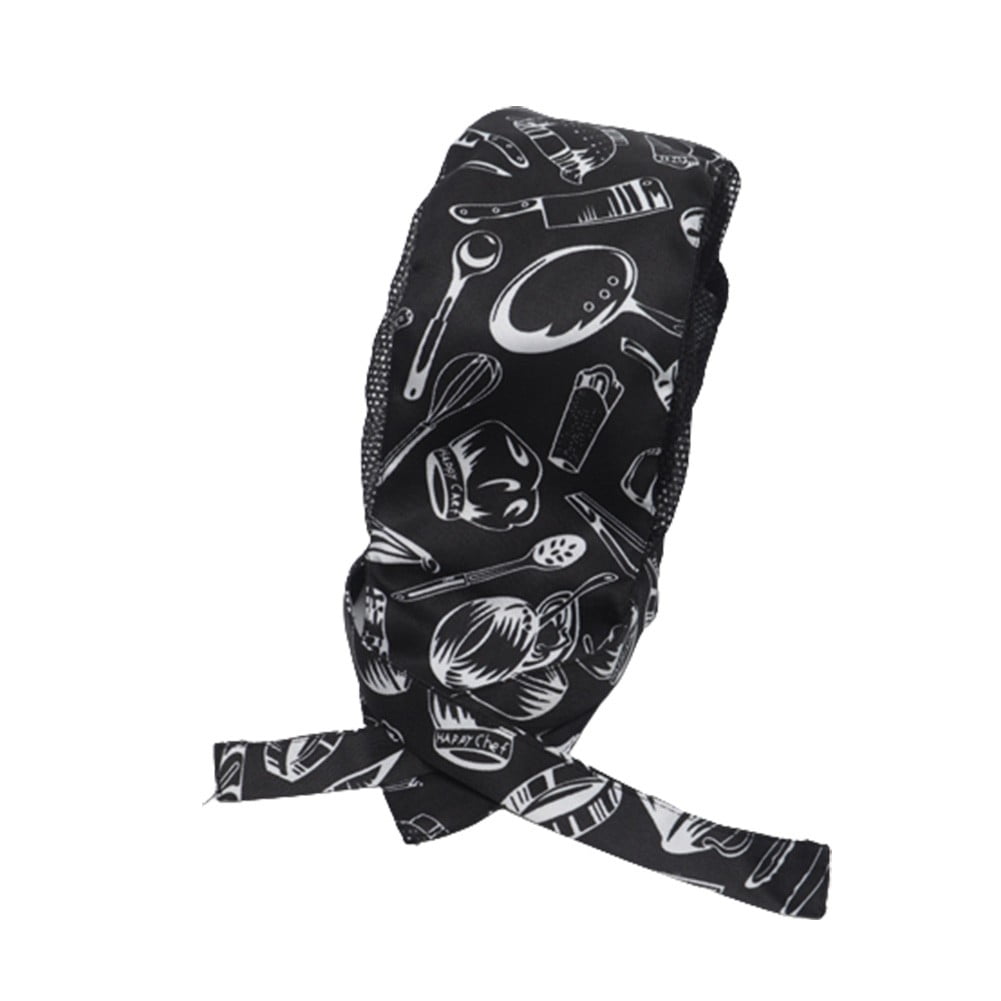 Chef Hat Unisex Catering Cooking Kitchen Mesh+cotton Pirate Restaurant ...