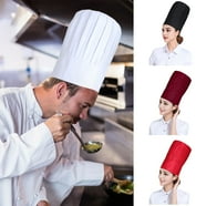 Chef Hat's - 600 Count Disposable White Paper Chef Hat - One Size Fits ...