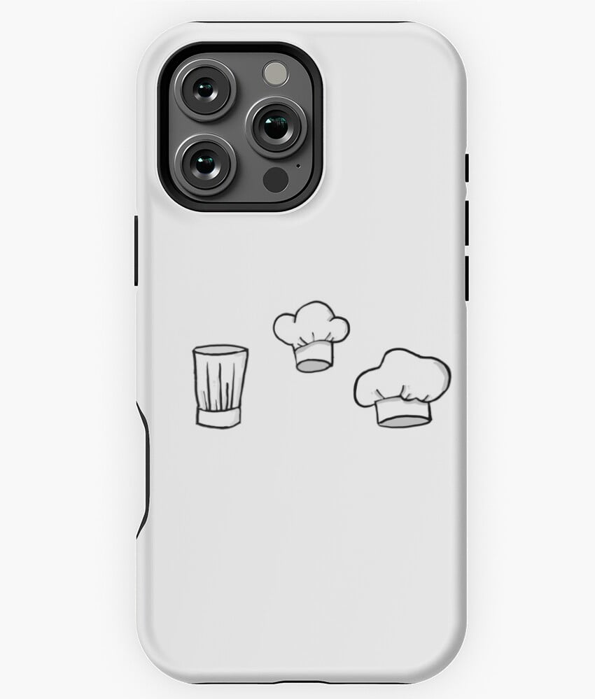Chef Hats Culinary Pattern Phone Case for iPhone 16 15 14 13 12 11 Pro ...