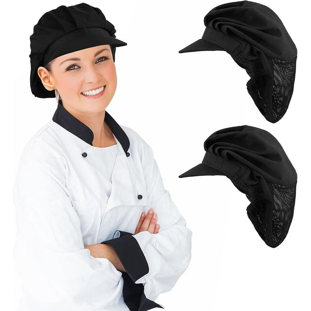 Chef Hats-Kitchen Baker Cooking Hair Nets Food Service Hairnets for ...
