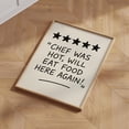 Chef Humorous Kitchen Wall Art, Unframed Canvas - Walmart.com