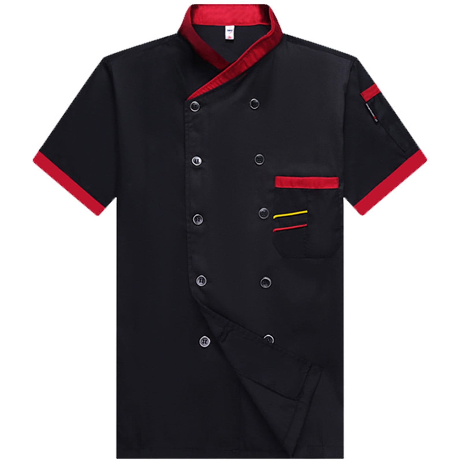 Chef Jacket for Men Short Sleeve Chef Coat Breathable, Durable Kitchen ...
