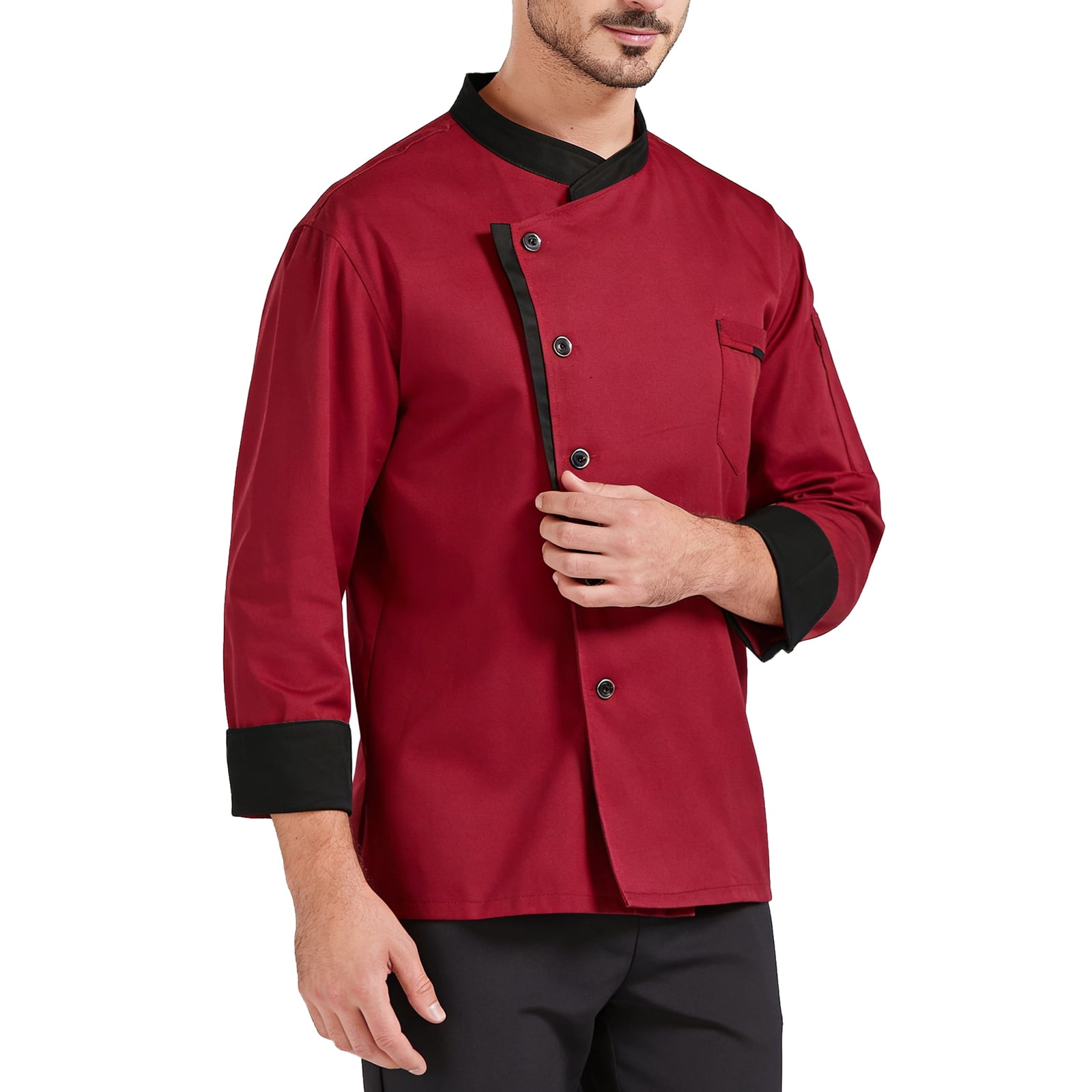 Chef Jacket for Women Men Lightweight Unisex Long Sleeve Outfit for ...