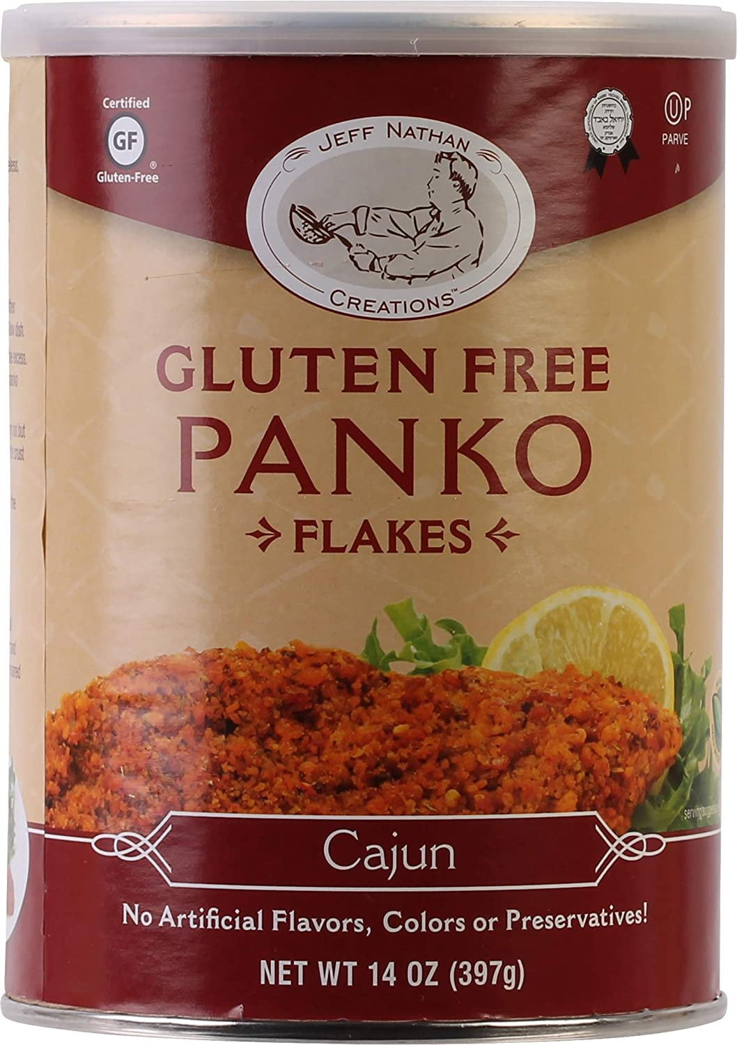 Chef Jeff Nathan 14oz Cajun Panko Flakes, Gluten Free, No Artificial ...