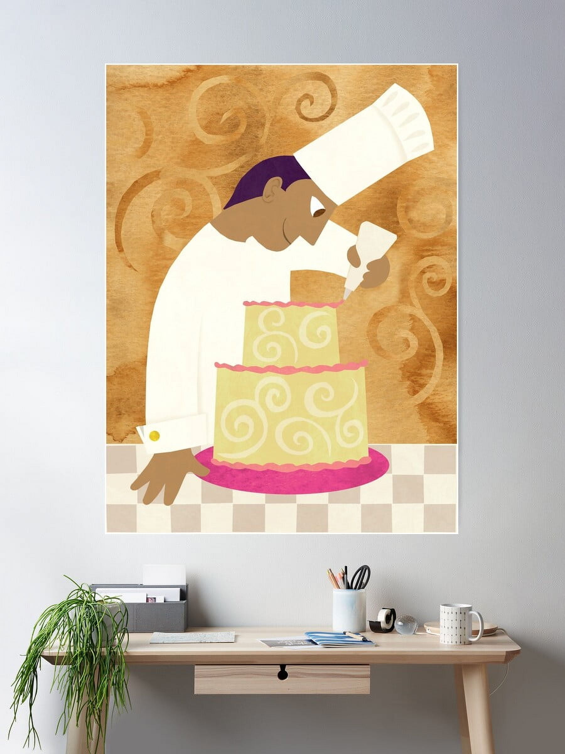 Chef Joachim Poster Wall Art Modern Wall Decor For Living Room Bedroom ...