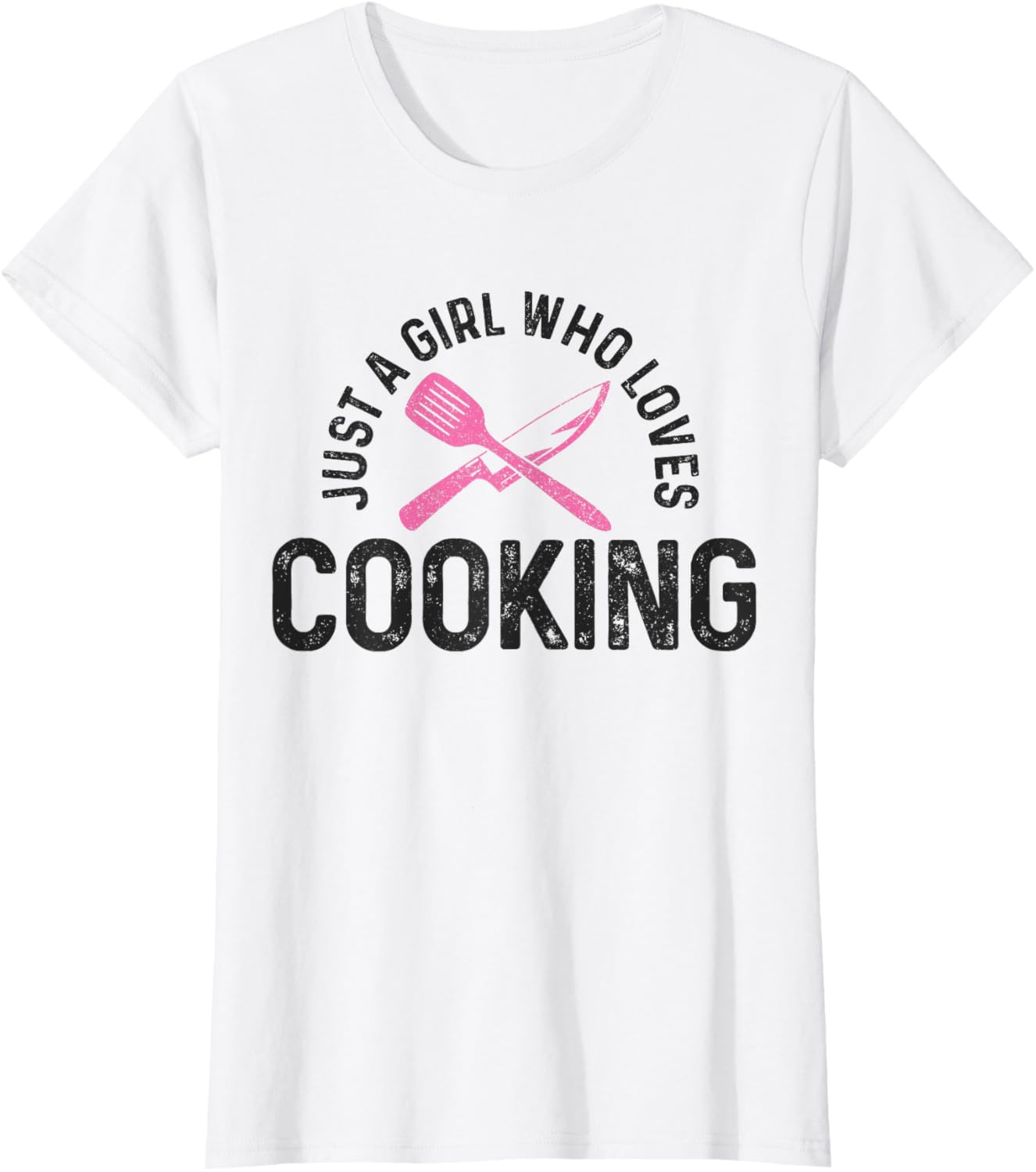 Chef Just A Girl Who Loves Cooking Chef Gift Cooking T-Shirt - Walmart.com