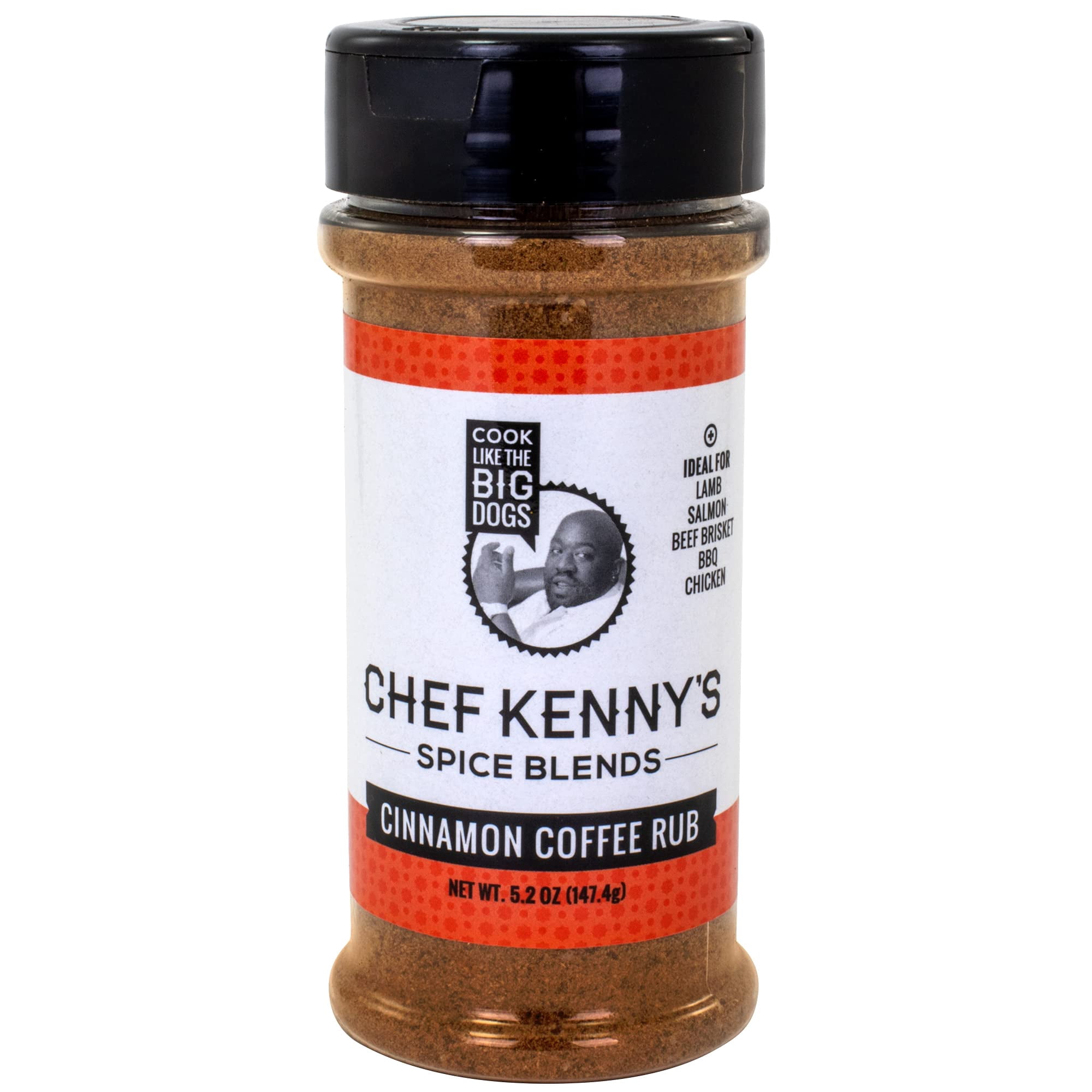 Chef Kenny's Spice Blends MZF22 Gilbert's Ultimate Cinnamon Coffee Rub ...